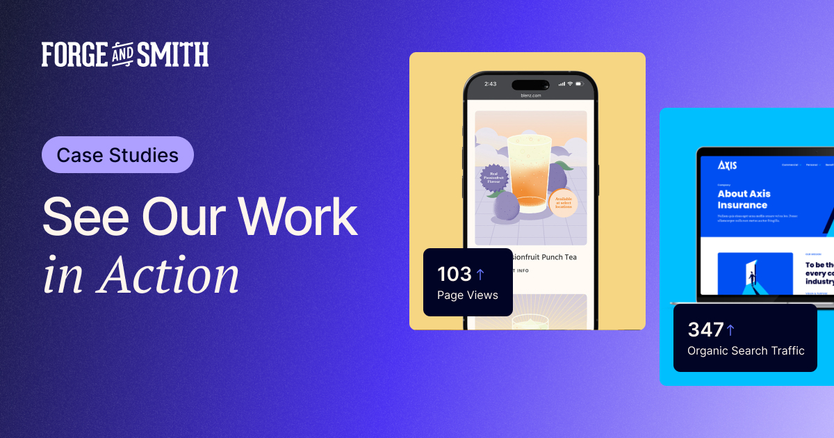 Web Design Case Studies | Forge and Smith